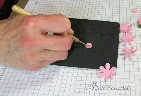 Punched Flower Tutorial - Kittie Kraft
