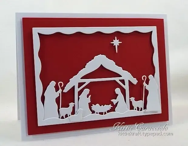 Manger Silhouette Scene - Kittie Kraft