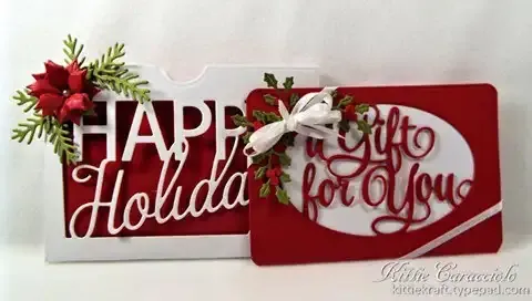 Gift Card Pocket and Gift Card Foldover - Kittie Kraft