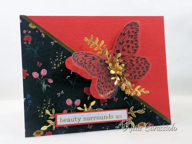 Spellbinders June Card Kit of the Month - Kittie Kraft
