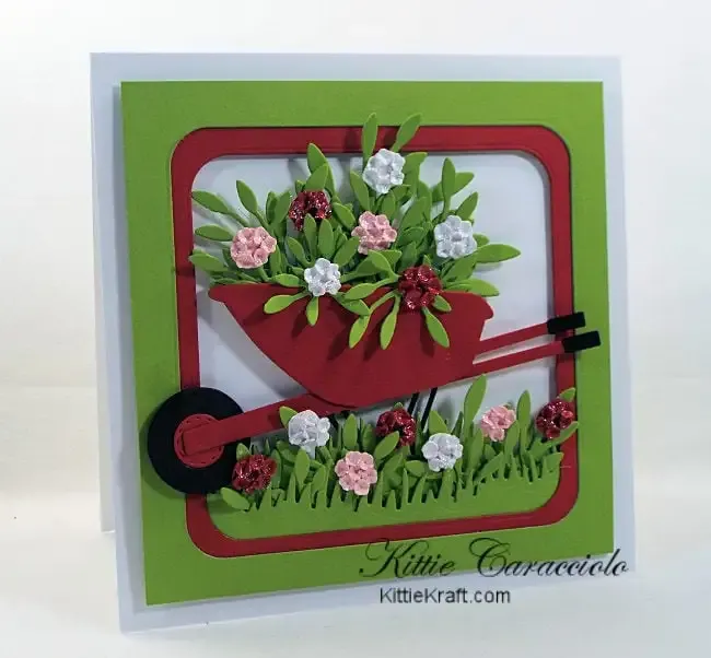 Die Cut Wheelbarrow and Flowers and Scrapbook Expo Schaumburg, IL ...