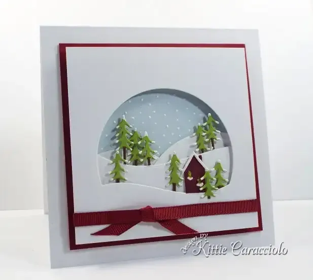 Die Cut Alpine Window Scene - Kittie Kraft