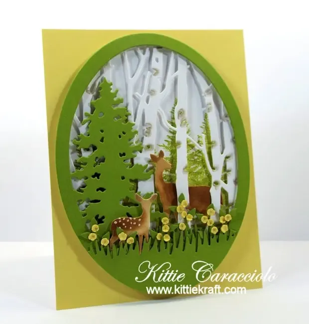 Woodland Deer Scene - Kittie Kraft