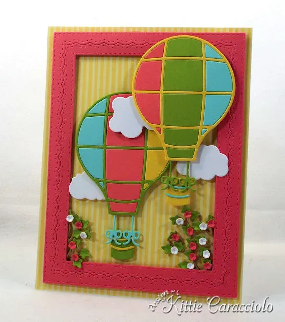 Die Cut Hot Air Balloon - Kittie Kraft