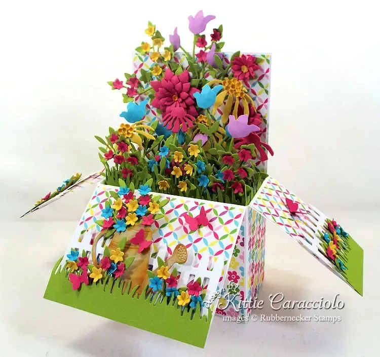 Pop Up Flower Garden Box - Kittie Kraft