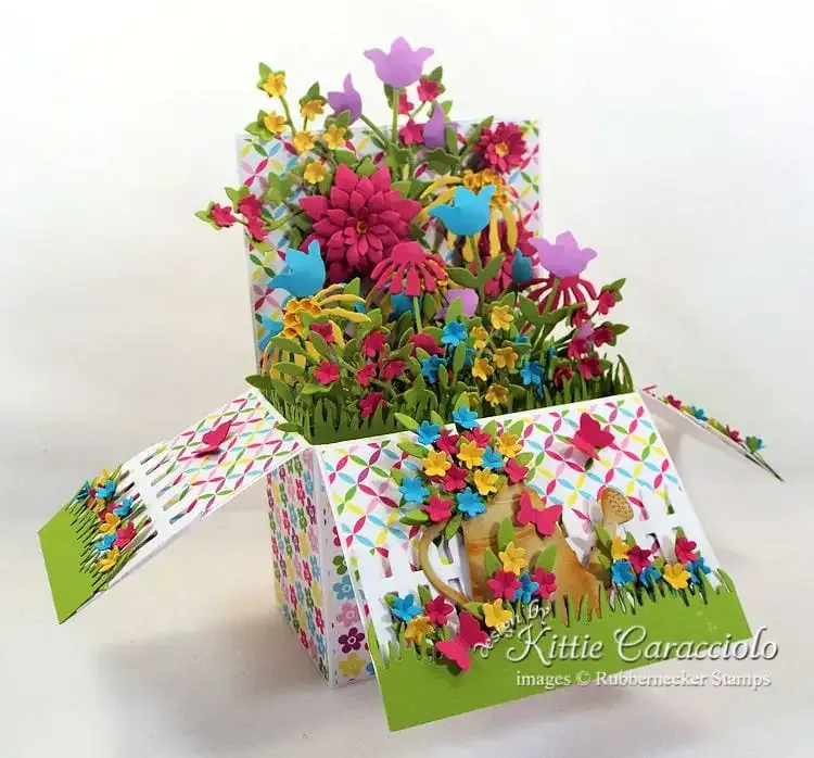Pop Up Flower Garden Box - Kittie Kraft