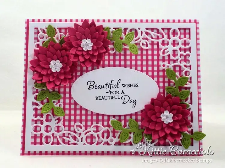 Framed Flowers and Sentiment - Kittie Kraft