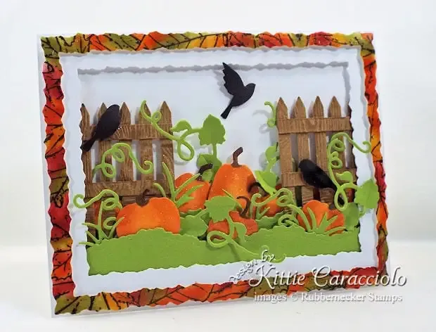 Fall Pumpkin Patch Card - Kittie Kraft