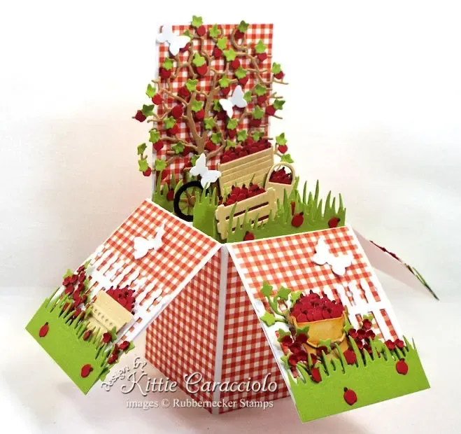 Apple Picking 3D Pop Up Box - Kittie Kraft