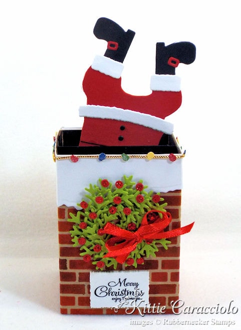Santa Stuck in the Chimney Box - Kittie Kraft