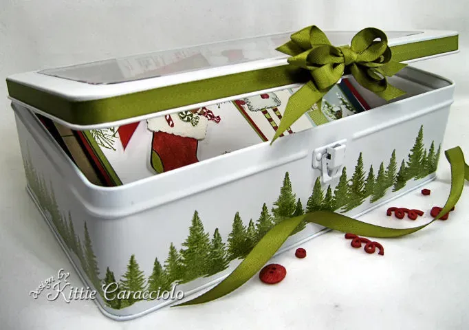 A Cute DIY Greeting Card Storage Box - Kittie Kraft