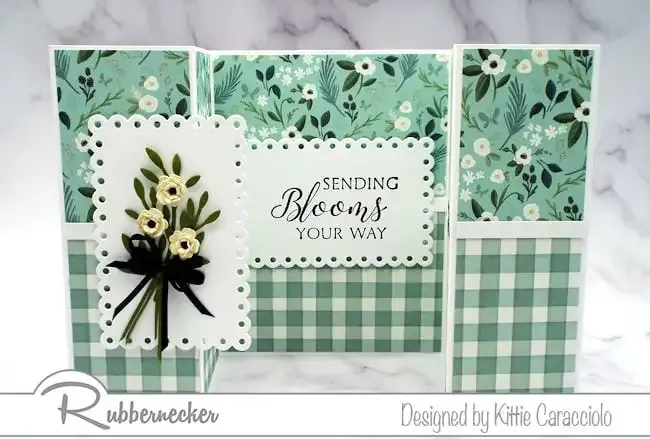 A Simple Double Shutter Card - Kittie Kraft