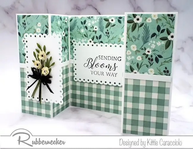 A Simple Double Shutter Card - Kittie Kraft