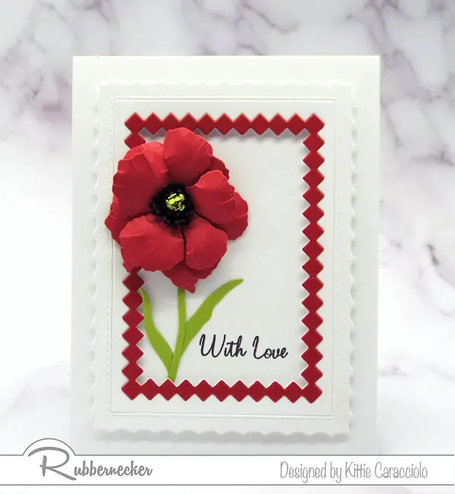 How to Make a 3D Paper Poppy and Rubbernecker Sale - Kittie Kraft