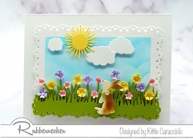 Easter Bunny Scene - Kittie Kraft