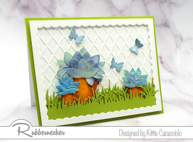 Greeting Cards with Succulents - Kittie Kraft