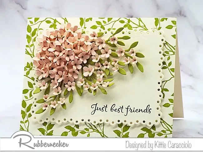 Hydrangea Card - Kittie Kraft