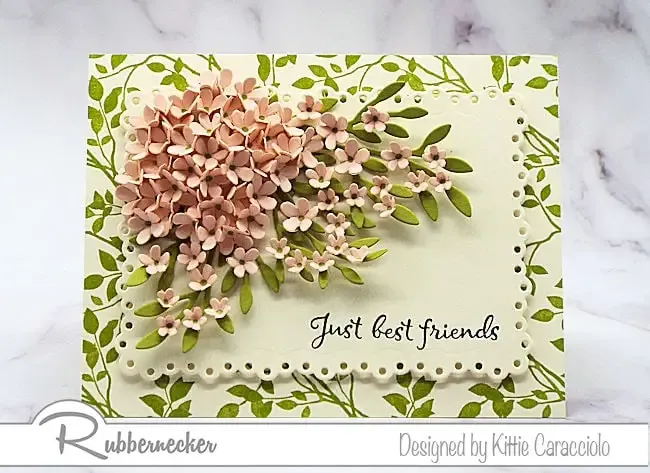 Hydrangea Card - Kittie Kraft