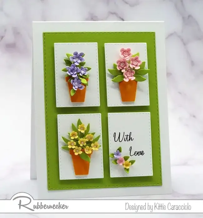How to Make Small Paper Flowers for Cards - Kittie Kraft