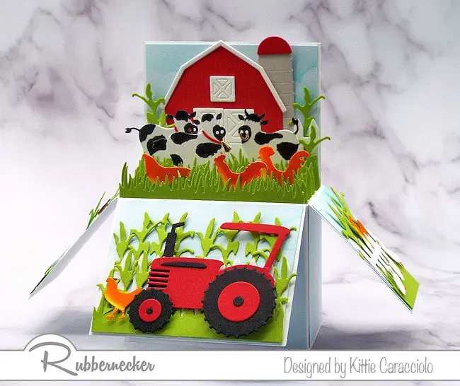 Farm Pop Up Box - Kittie Kraft