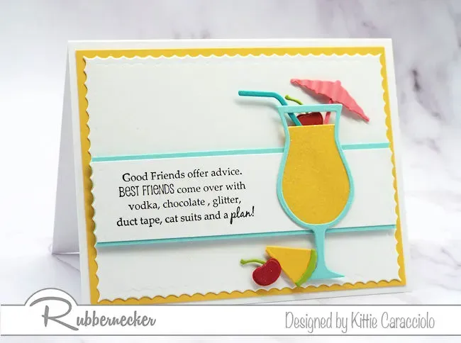 Mai Tai Card - Kittie Kraft