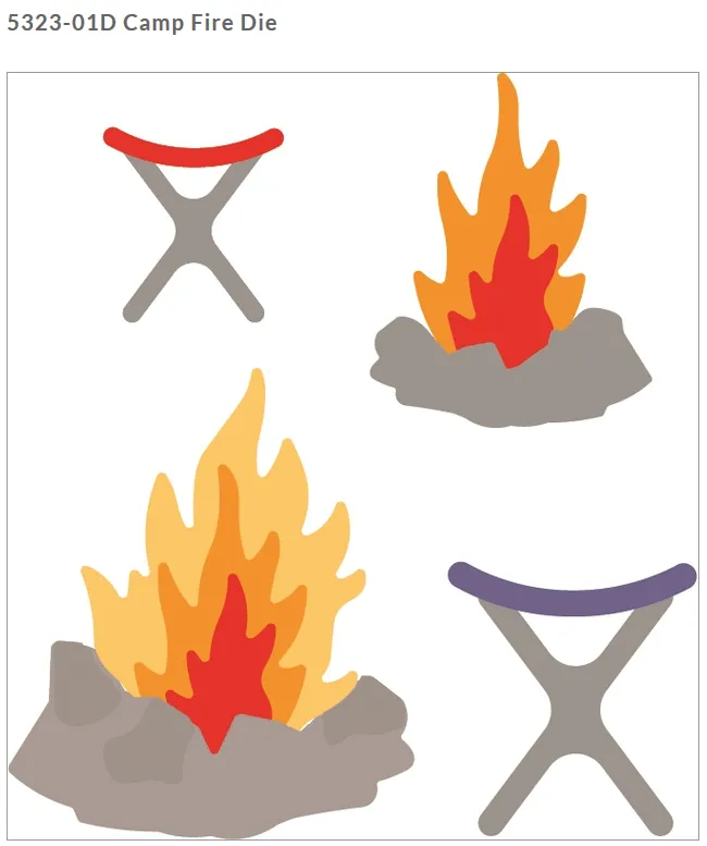 A Handmade Camping Card - Kittie Kraft