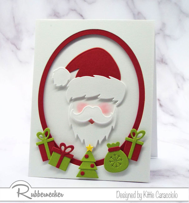 Santa Christmas Cards - Quick and Easy! - Kittie Kraft