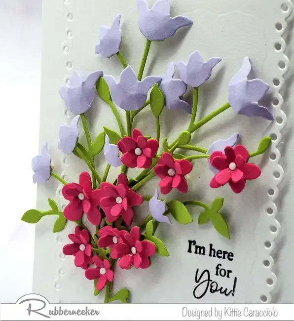 How To Make Paper Flower Card Arrangements - Kittie Kraft
