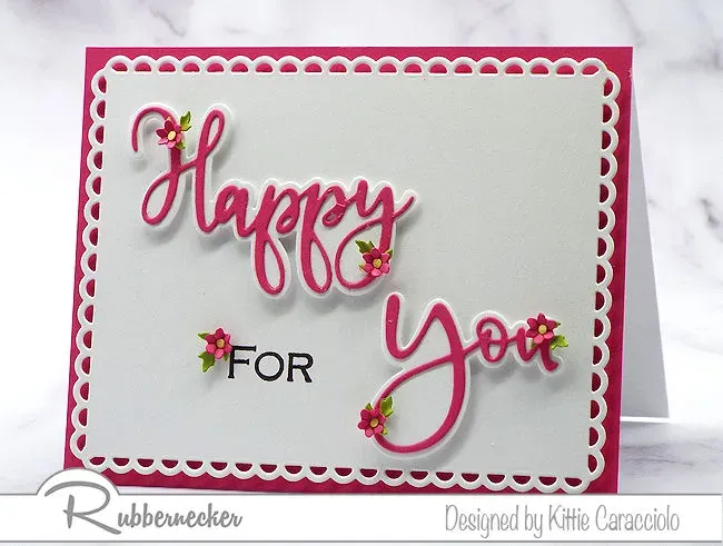 Different Ways To Use Die Cut Words and Phrases - Kittie Kraft