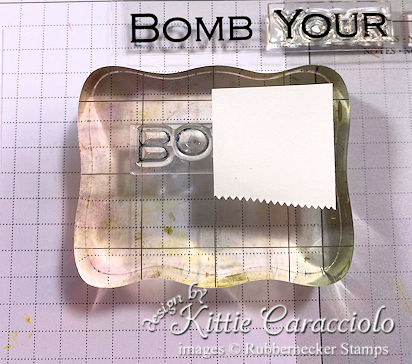 How To Mask a Word Stamp For More Options - Kittie Kraft