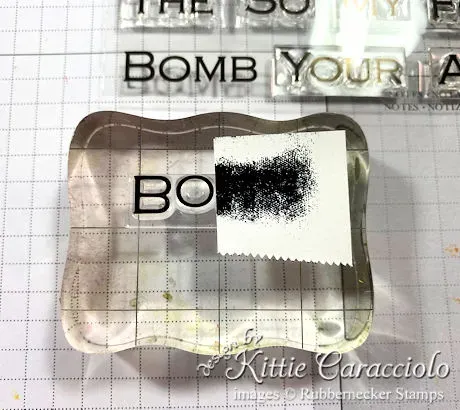 How To Mask a Word Stamp For More Options - Kittie Kraft