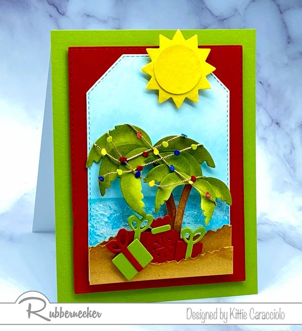 Christmas In July Cards - Tropical Style! - Kittie Kraft