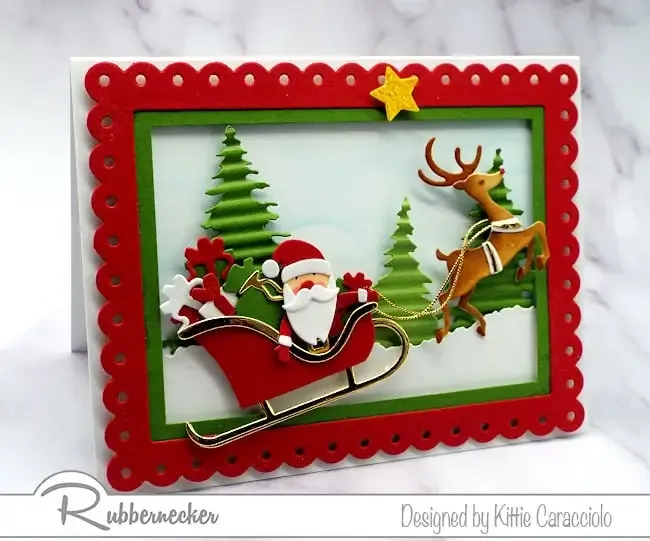 Make an Adorable Santa Claus Card! - Kittie Kraft