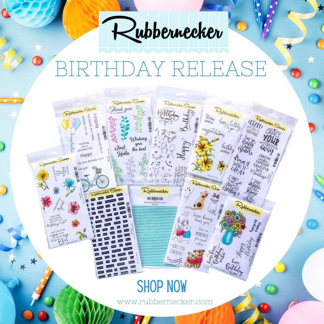 Rubbernecker Birthday Celebration Blog Hop - Kittie Kraft