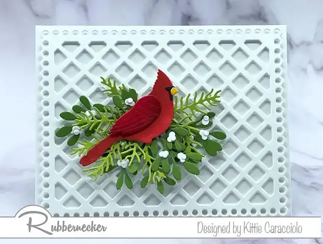 Adapt this Beautiful Handmade Cardinal Card All Winter! - Kittie Kraft