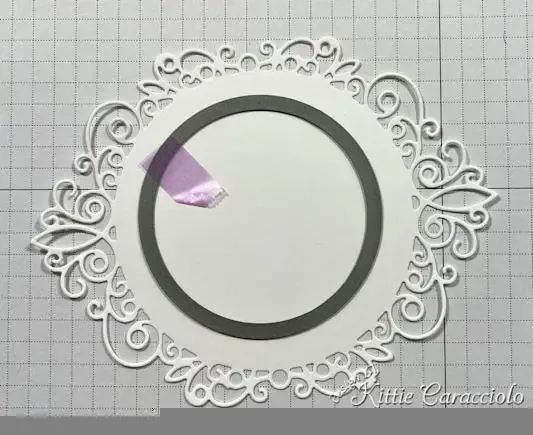 Make a Layered Die Cut Circle Frame For an Easy Card! - Kittie Kraft
