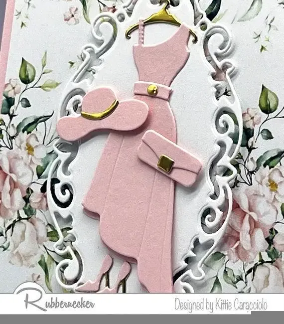 An Elegant Feminine Handmade Card Idea - Kittie Kraft