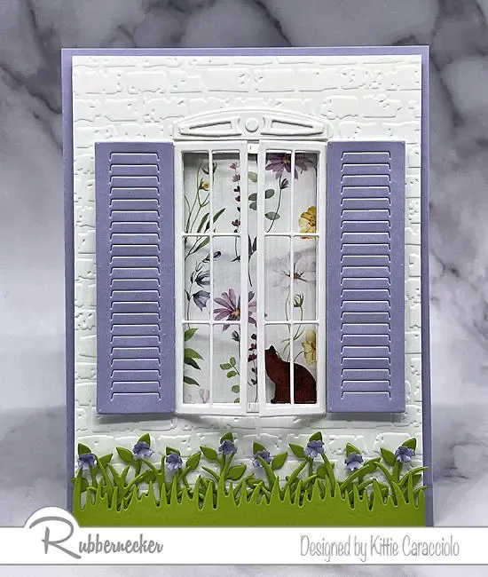 Peep This Realistic Window Card Made With Die Cuts! - Kittie Kraft
