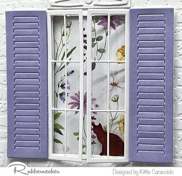 Peep This Realistic Window Card Made With Die Cuts! - Kittie Kraft