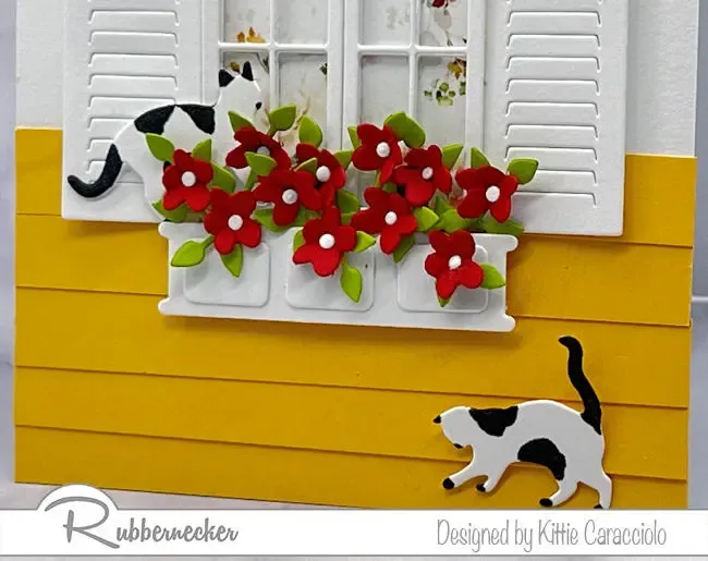 Peep This Handmade Window With Shutters Card! - Kittie Kraft