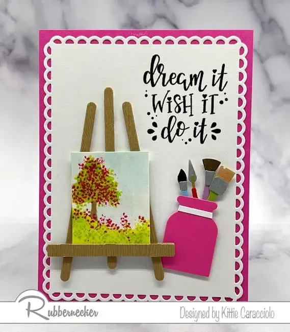An Idea For Handmade Cards to Give to Artists - Kittie Kraft