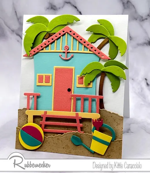 A Super Cute Handmade Beach Shack Card! - Kittie Kraft