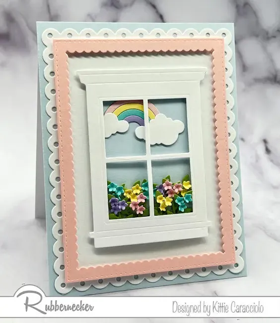 A Fun Twist on A Window Die Cut Card Idea! - Kittie Kraft