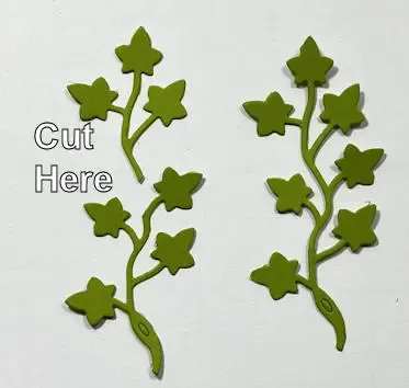 Make a Wreath of Die Cut Paper Flowers On a Card - Kittie Kraft