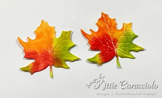 How To Make Fall Leaf Die Cuts Look Real - SO Easy! - Kittie Kraft