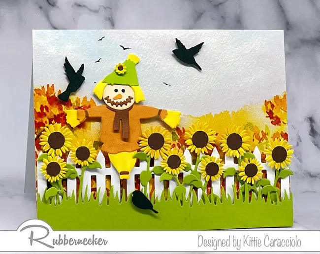 A Super Cute Handmade Scarecrow Card - Kittie Kraft