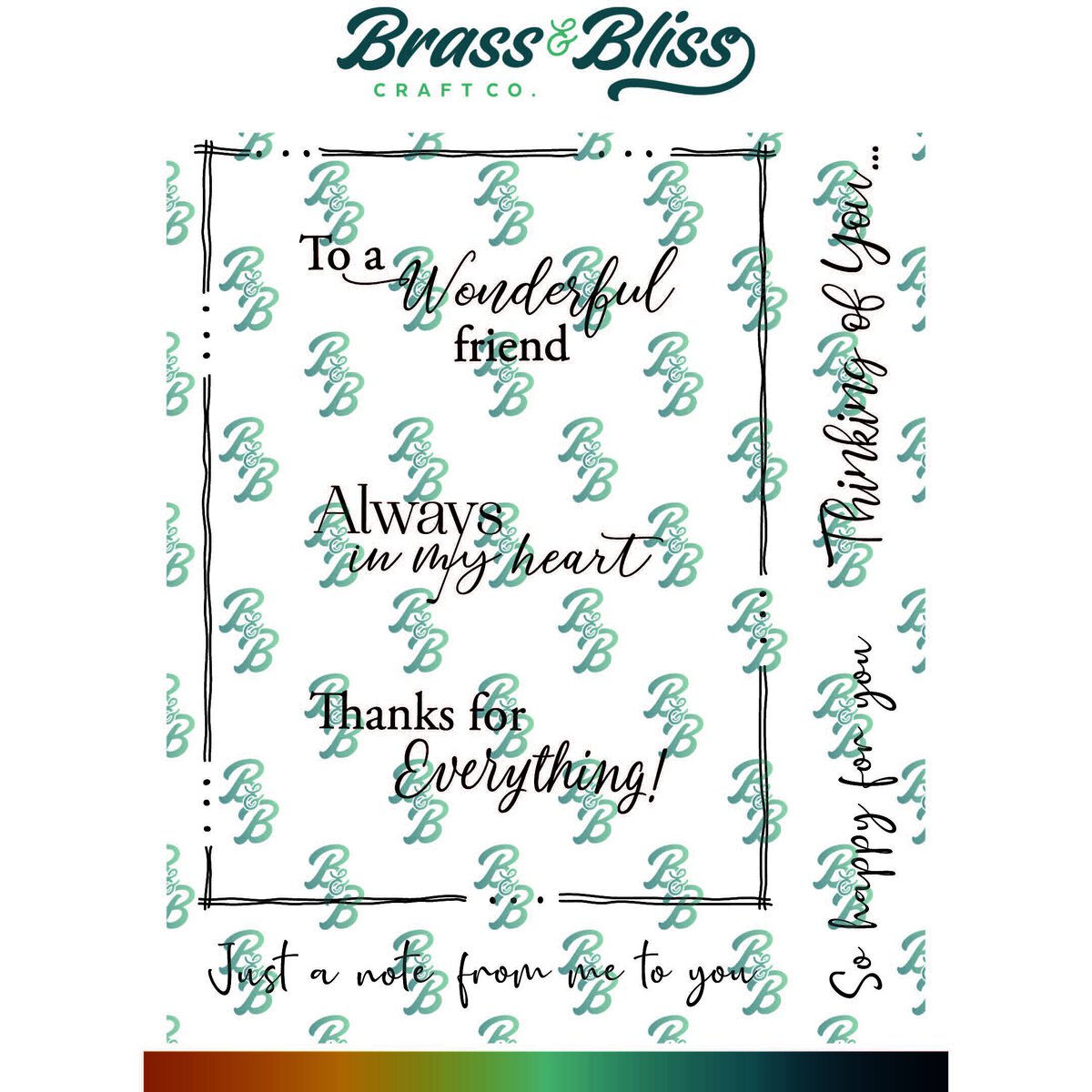 New Items From Brass & Bliss Craft Co! - Kittie Kraft