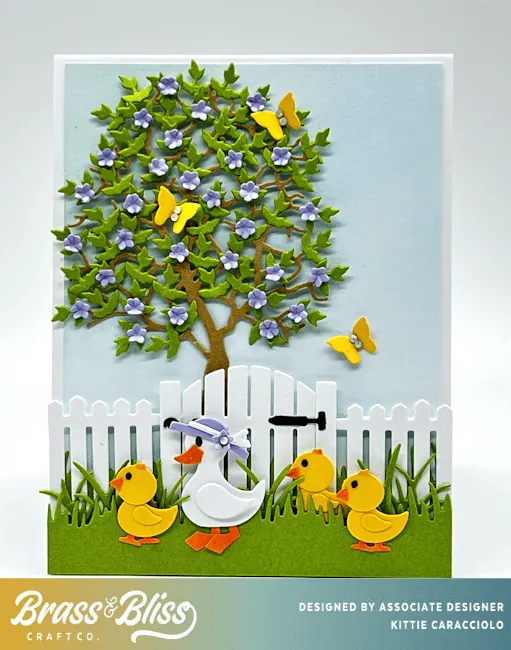 A SUPER Cute Handmade Card With Ducks! - Kittie Kraft