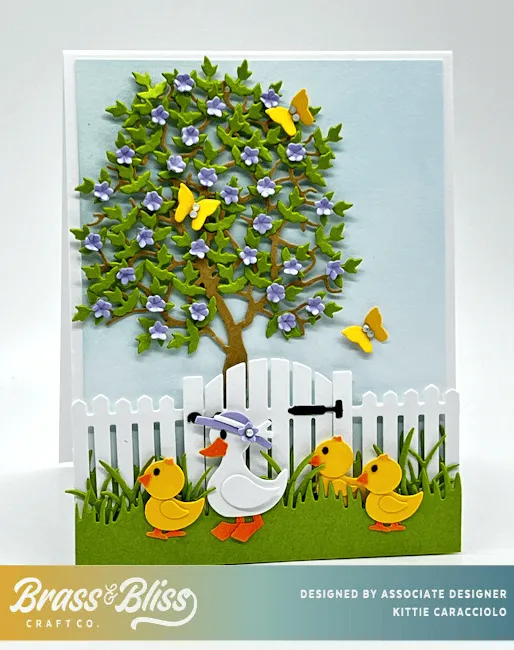 A SUPER Cute Handmade Card With Ducks! - Kittie Kraft
