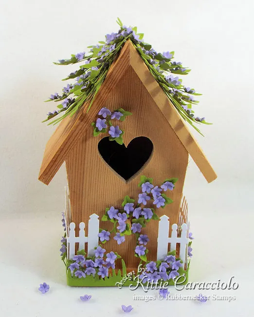 Decorative Bird House for Spring - Kittie Kraft